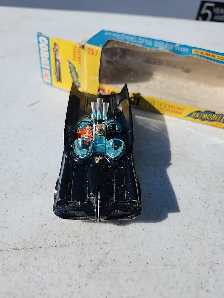 Rare Vintage 1972 Corgi 267 Red Tire Variant Batmobile Batman Car ...
