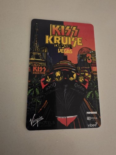 Kiss Kruise Land Lock In Vegas 2025 SIGNED Poster, Bag, Key Card , Pin ...