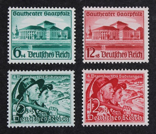 CKStamps: Germany Stamps Collection Scott#B121-B122 B132-B133 Mint NH ...