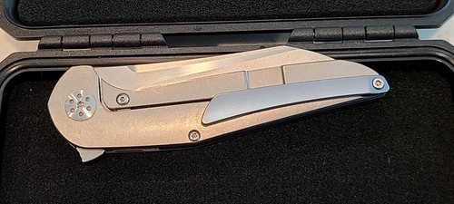 A Adam Purvis Progeny M390 Titanium Knife Rare Discontinued FREE ...