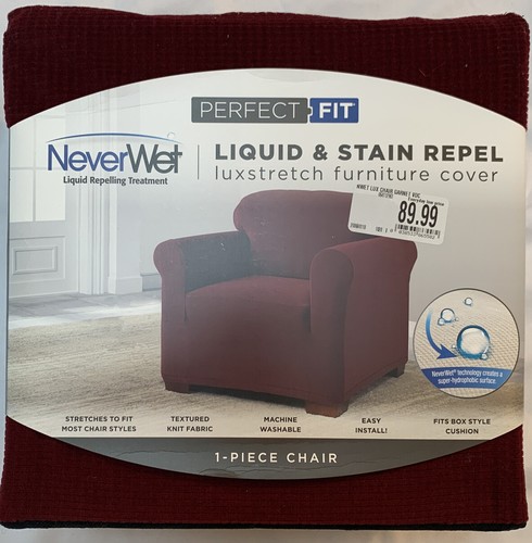 Water Repel Chair Cover by Perfect Fit - Garnet color | eBay