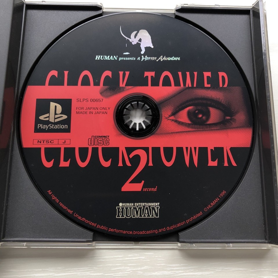 CLOCK TOWER 1 2 3 & Ghost Head PS1 PS2 set of 4 games Playstation Japan ...