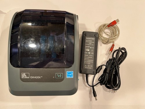 Zebra GX420T Direct & Transfer Thermal Barcode Shipping Label Printer ...