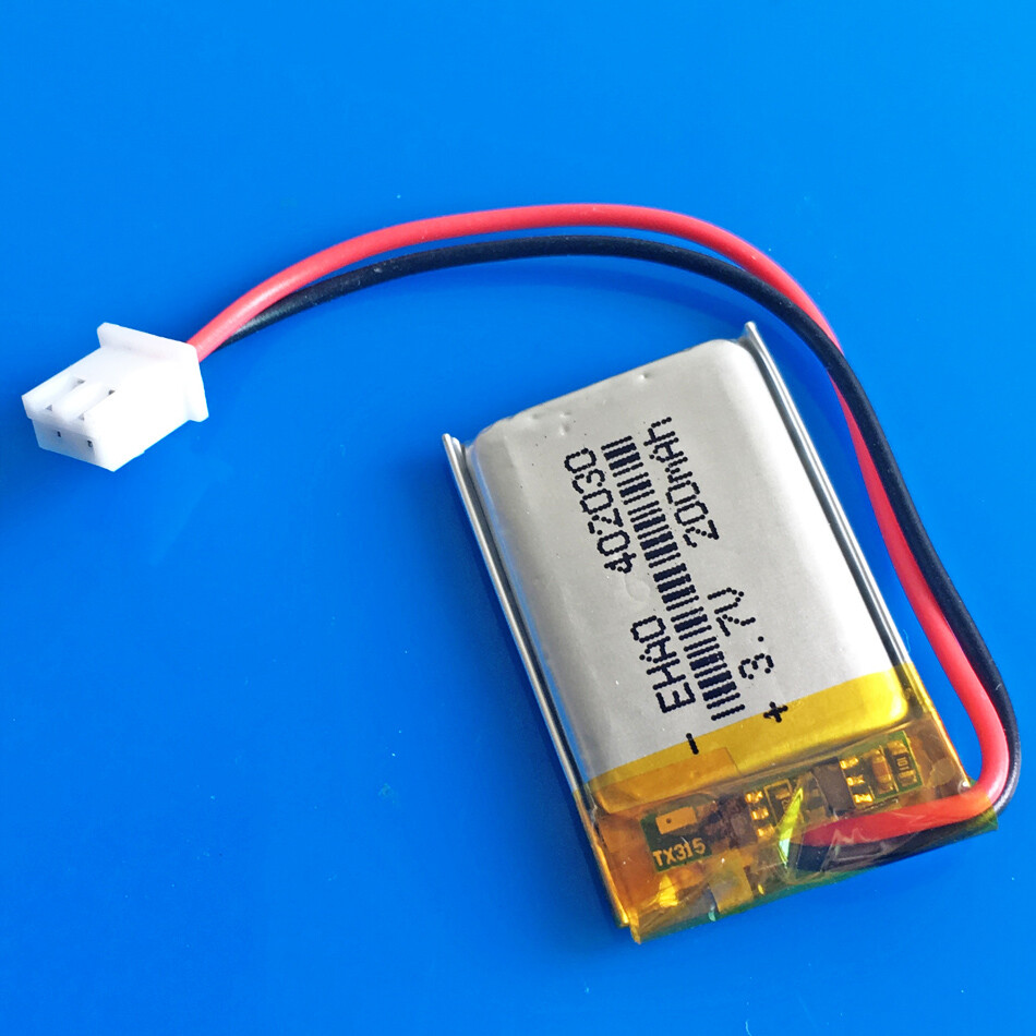 1/3/10x 3.7v 200mAh LiPo Polymer Rechargeable Battery 402030 JST 2Pin 2 ...