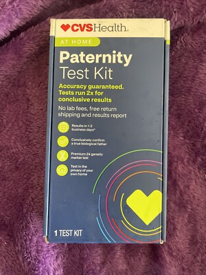 CVS Health At Home Paternity Test Kit NO LAB FEE NIB SEALED | eBay