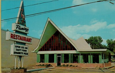 1979 Exterior View Flamingo Restaurant Florence SC Postcard A38 | eBay