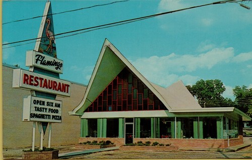 1979 Exterior View Flamingo Restaurant Florence SC Postcard A38 | eBay