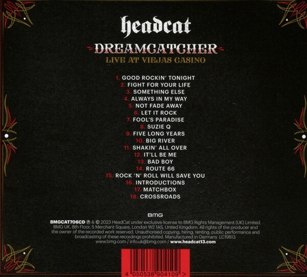 HEADCAT - DREAMCATCHER(LIVE IN ALPINE) CD NEW+ 4050538904109| eBay