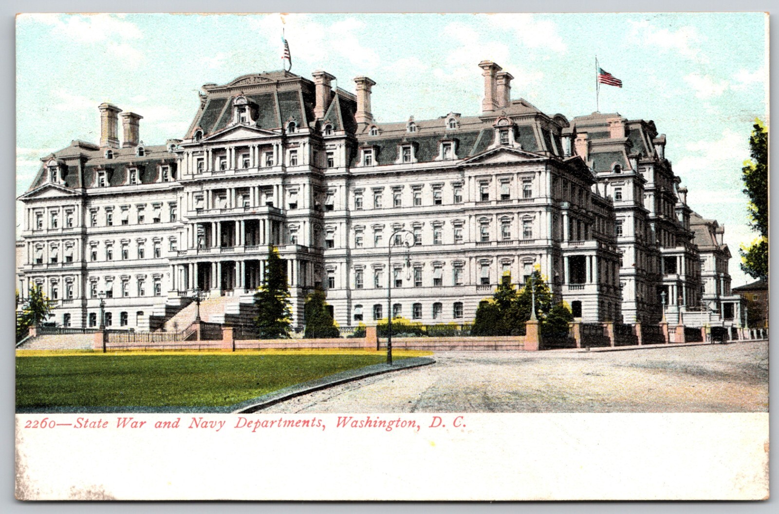 State War and Navy Building (SWAN Building) Washington DC c.1905 ...