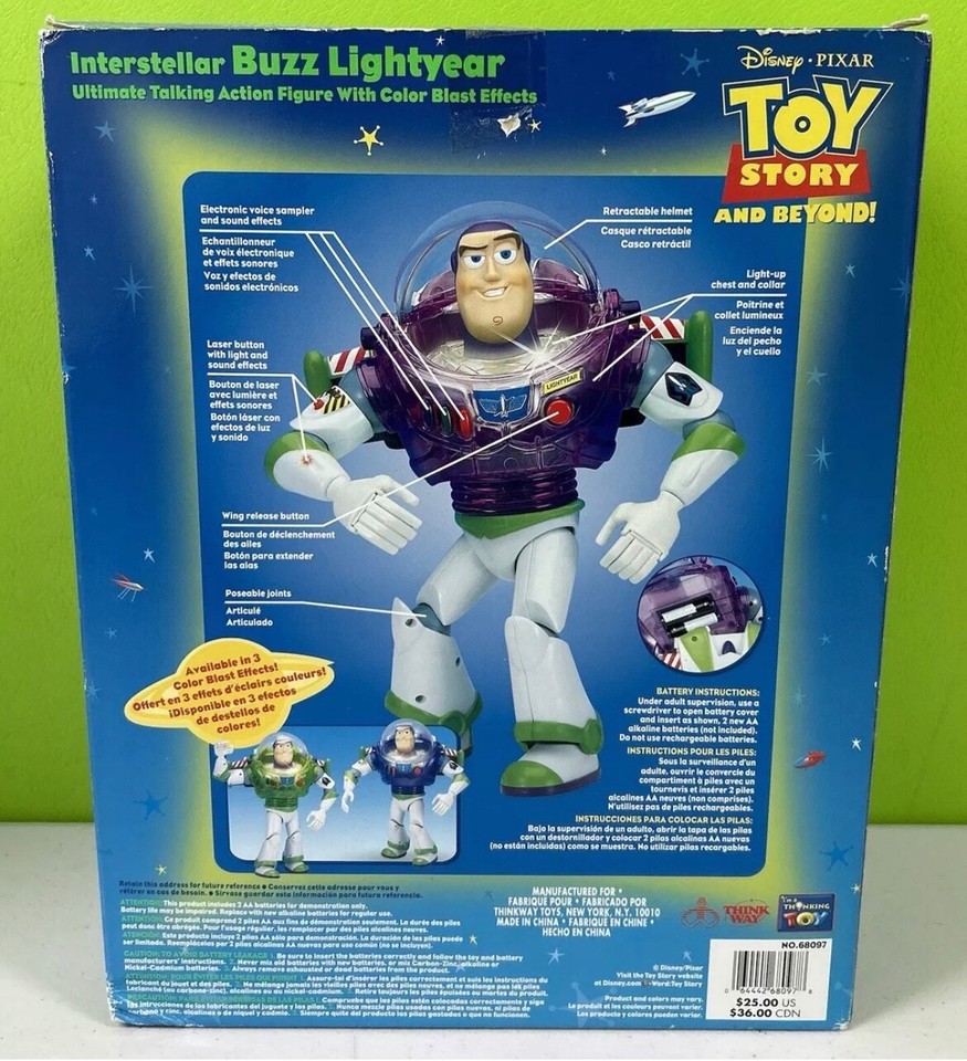 🔸Toy Story And Beyond Purple Interstellar Buzz Lightyear Figure🔸Brand ...