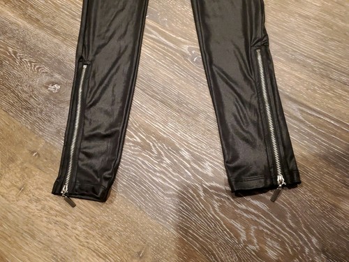 Y2k Miley Cyrus X Max Azria Zipper Shiny Leggings With Original Tag New ...
