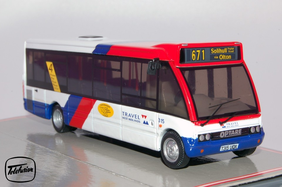 Bus Model: Corgi OOC OM44109 Travel West Midlands 315 T315UOX Optare ...