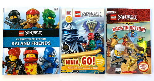 LEGO NINJAGO Character Collection HC Back to Action Ninja Go PB Lot of ...