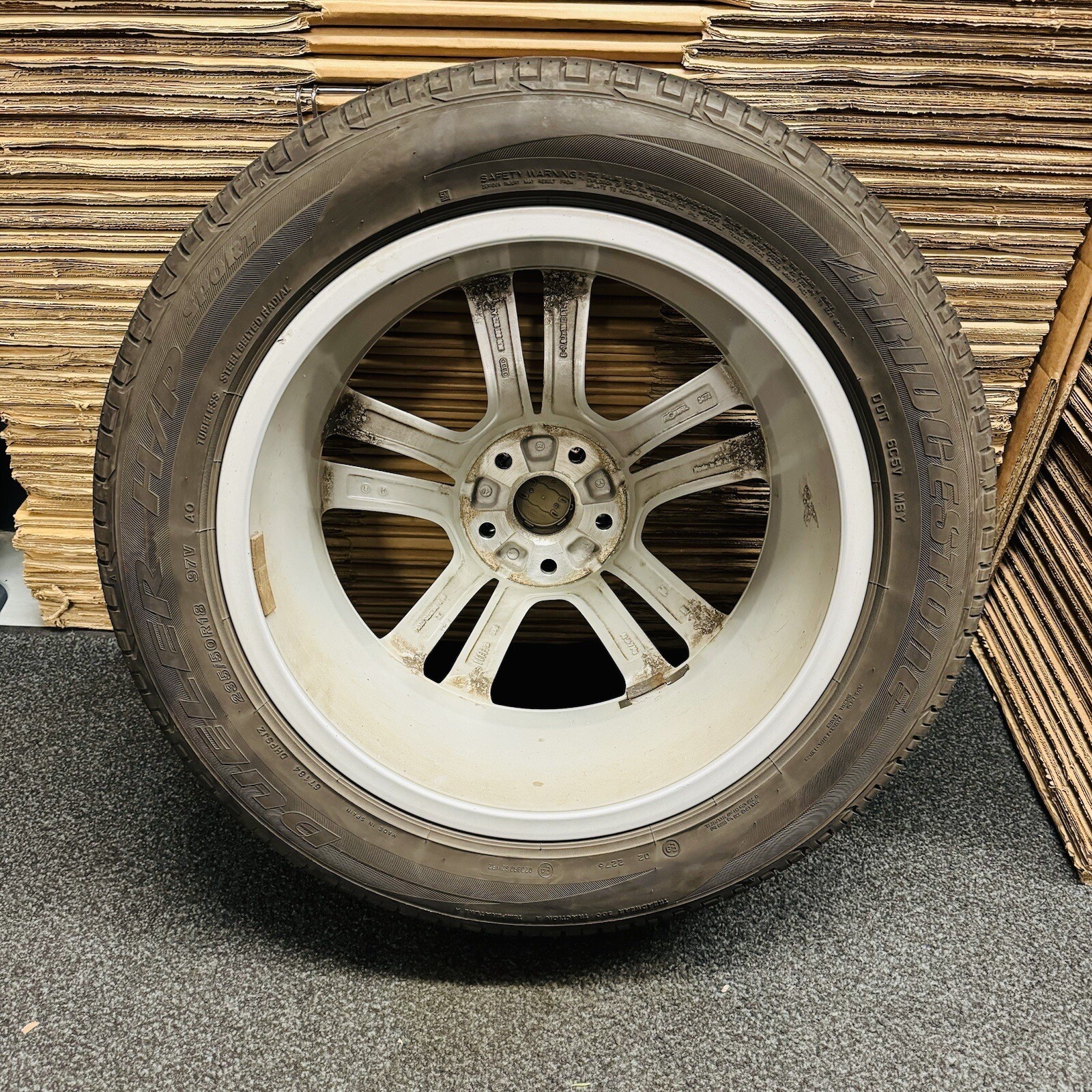 Audi Q3 S line 18 Inch Alloy Wheels And Tyres - 8U0601025AJ | eBay UK