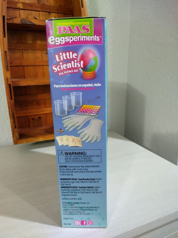 Paas Eggsperiments Little Scientist Egg Science Kit Easter Interactive ...