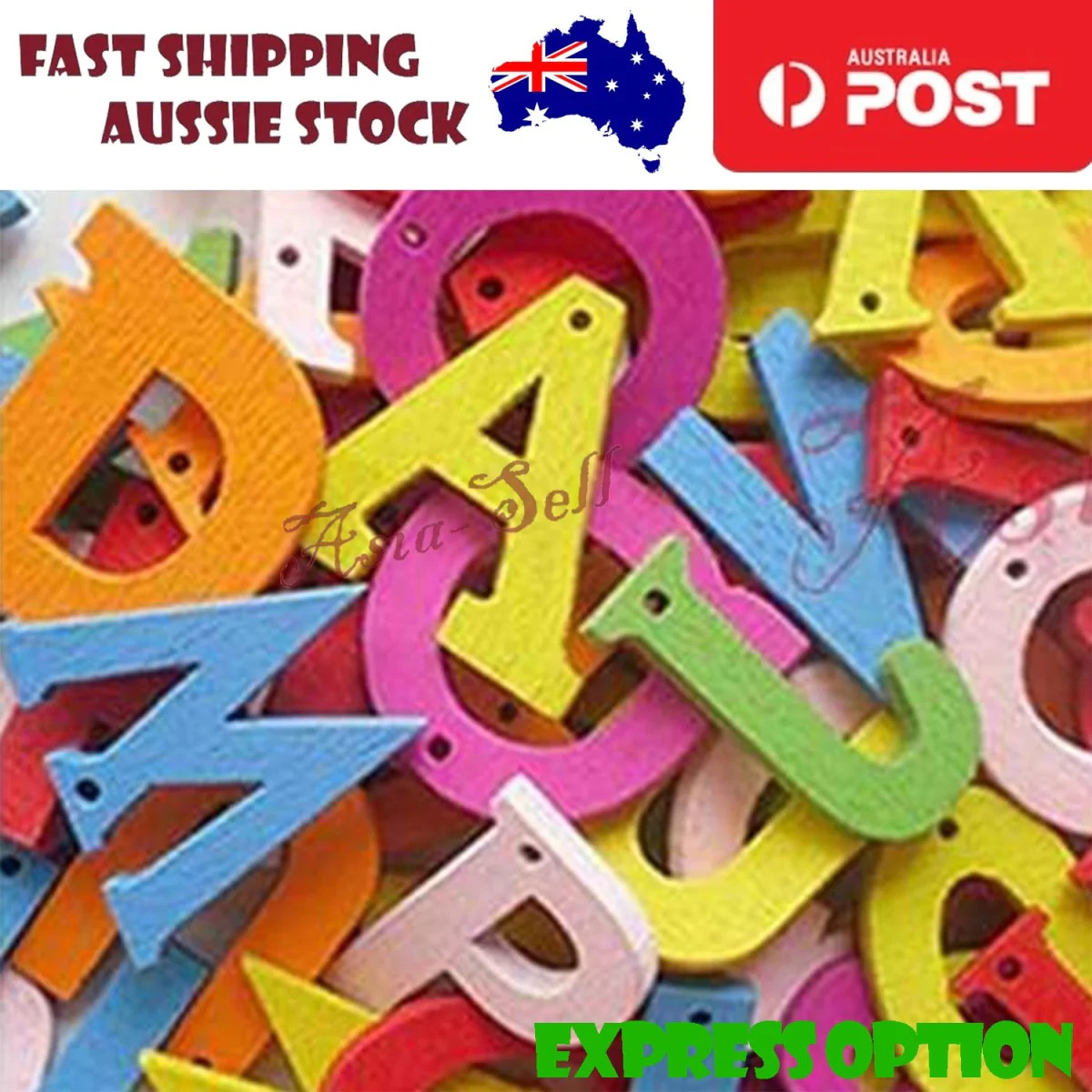 Wooden Alphabet Letters Craft