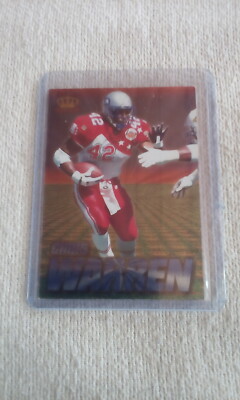 1996 Pacific Invincible Pro Bowl #17 Chris Warren RB Seattle Seahawks ...