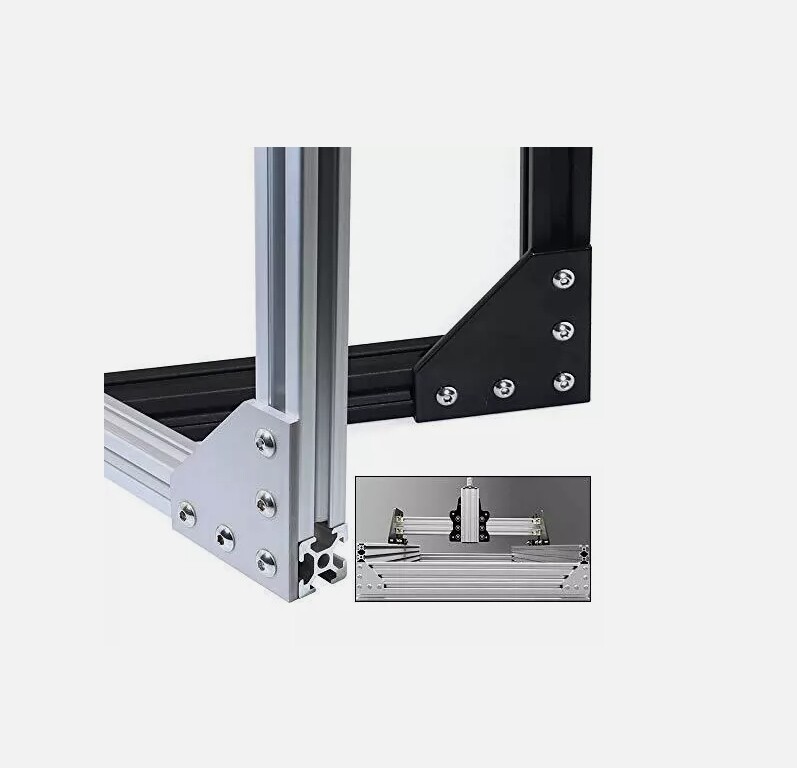 5 Hole L / T Shape Joining Plate Bracket for 2020 3030 4040 Aluminum ...