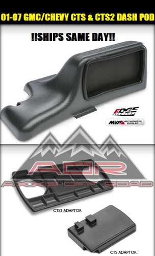 Edge CTS2 CTS CS 28500 DASH MOUNT & POD ADAPTER FITS 01-07 GMC CHEVY ...