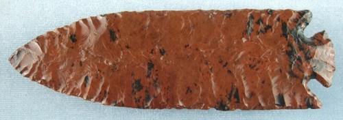 Exceptionally Fine 5 1/4" Nevada Elko Corner Notched Point with COA ...