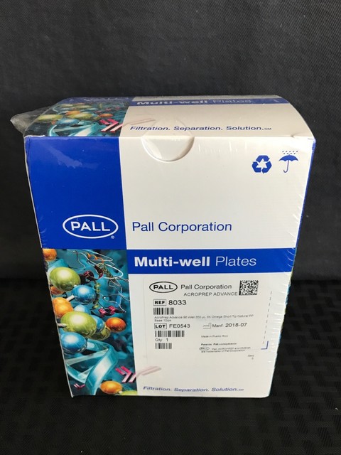 10 Pall AcroPrep Advance 96-Well Filter Plates 350uL 3K Omega 8033 for ...