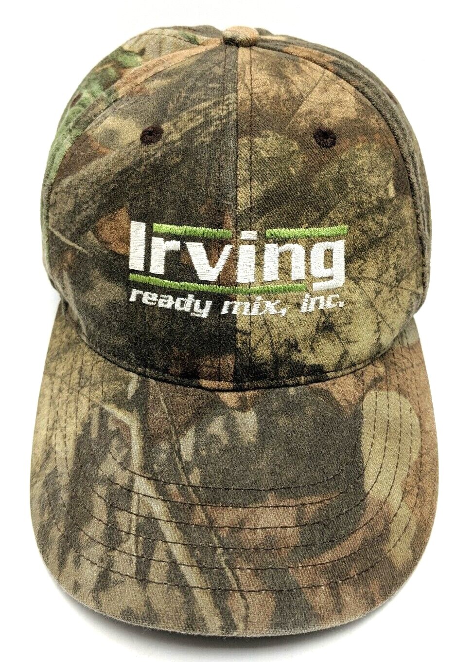IRVING READY MIX INC hat camouflage adjustable cap - Gem