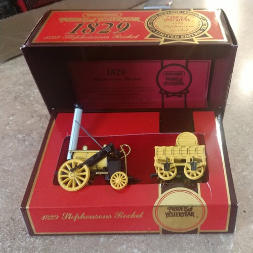 Matchbox Models of Yesteryear 1829 Stephenson's "The Rocket" Steam ...