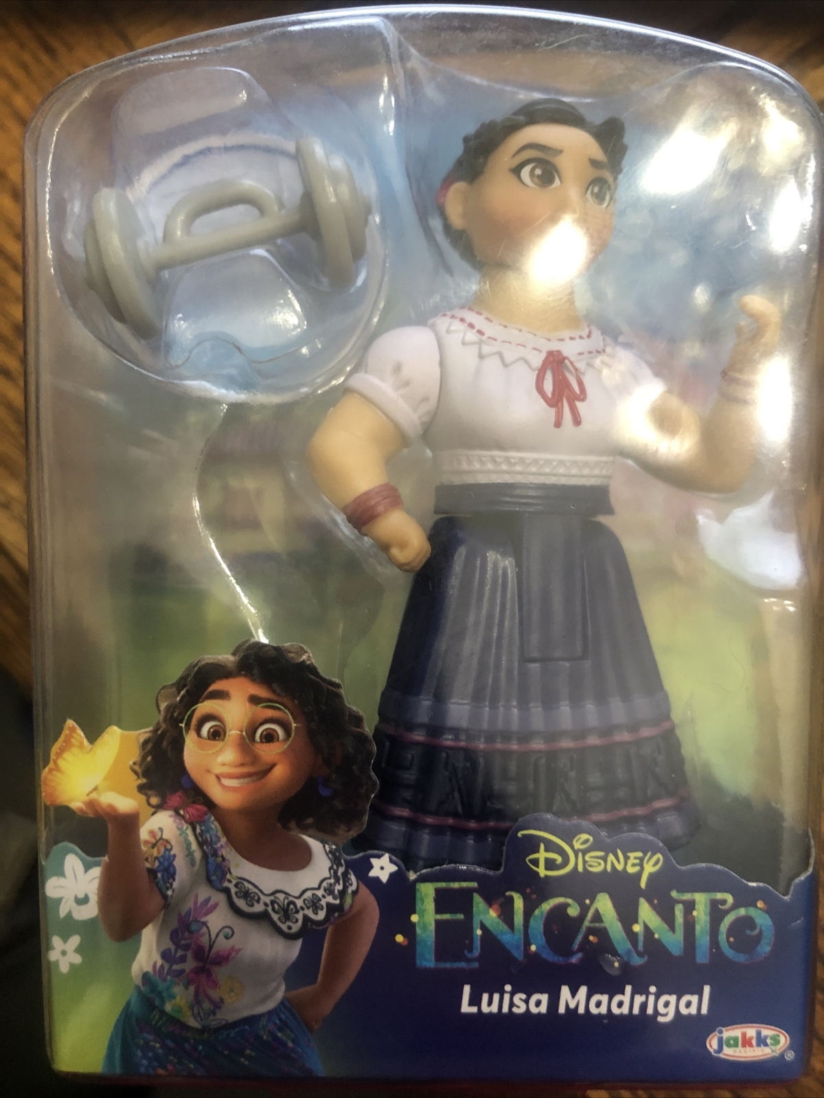 2021 DISNEY ENCANTO LOUISA 3" DOLL FIGURE WITH ACCESSORY NEW SHIPS FREE ...