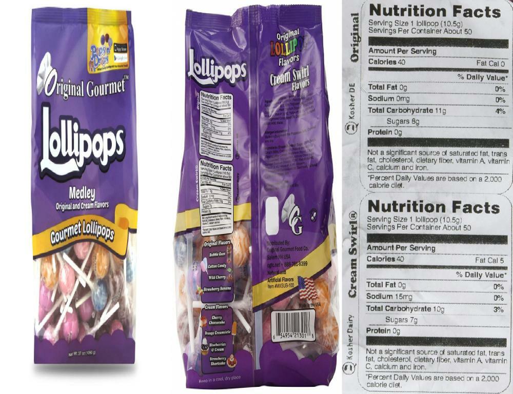 Original Gourmet Lollipops, Medley of Mini 100 Count 100 | eBay