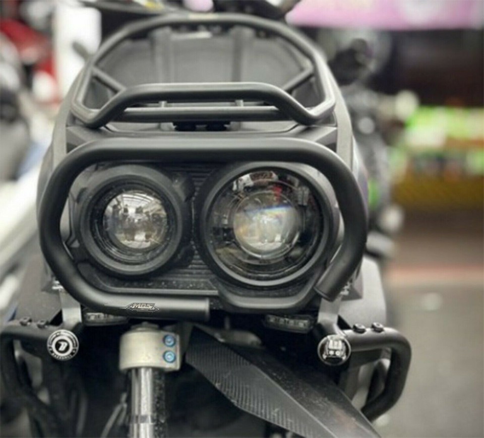 Full Iron Frame Bumper Protection and Luggage Rack for Yamaha Zuma 125 ...