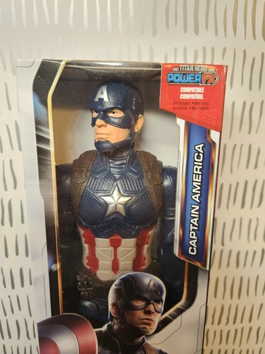 Marvel Avengers Titan Hero Series Captain America Action Figure - 12 ...