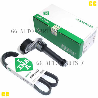 OEM INA alternator Belt Tensioner Set 06J903133A For VW Jetta GTi Audi ...