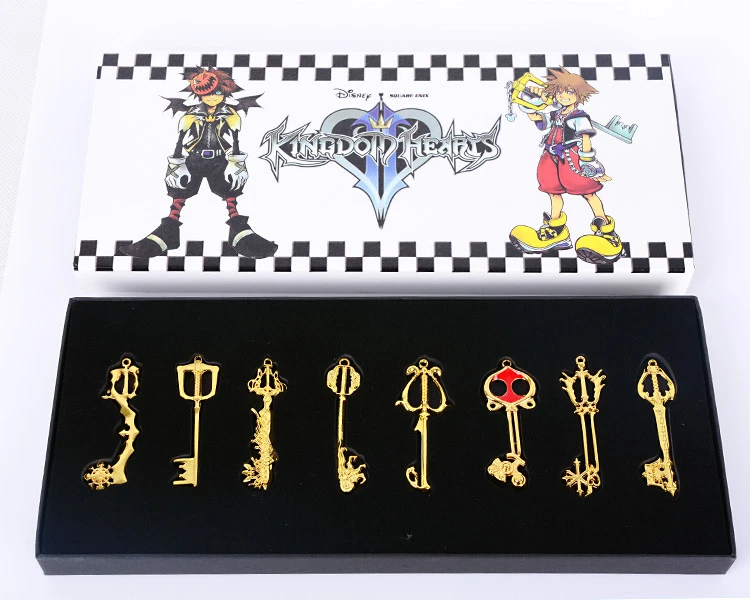 Kingdom Hearts Keyblade Necklace Set