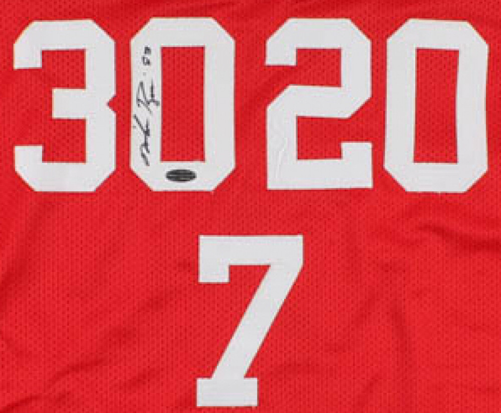 Mike Rozier Signed Nebraska Cornhuskers Heisman Jersey (Playball Ink ...