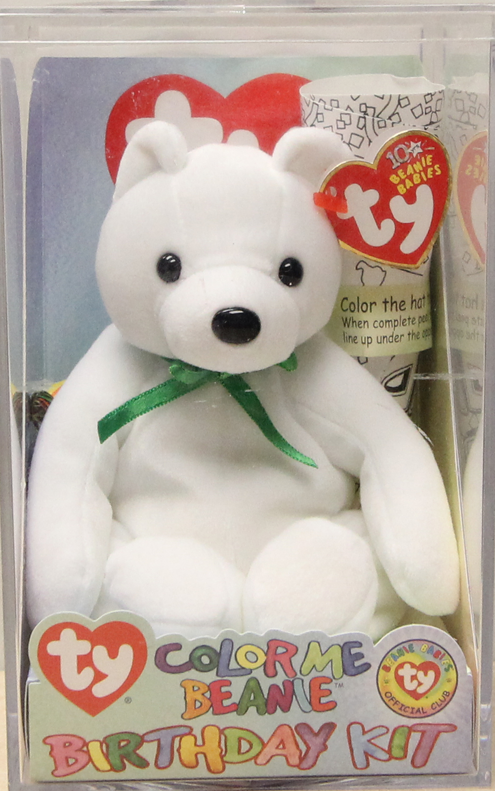 Ty Beanie Baby Color me Bear - MWMT | eBay