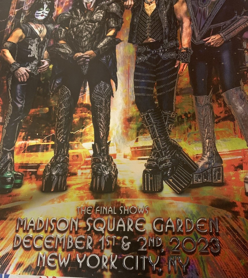 2023 KISS END OF THE ROAD TOUR PROGRAM MSG FINAL SHOWS MADISON SQUARE GARDEN | eBay