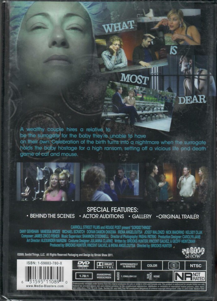 Sordid Things (DVD) Thriller | eBay