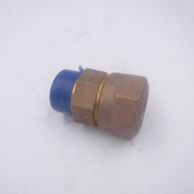 Mueller H-15428N 1-1/4" CTS x 1" MIP Compression Straight Brass Bronze ...