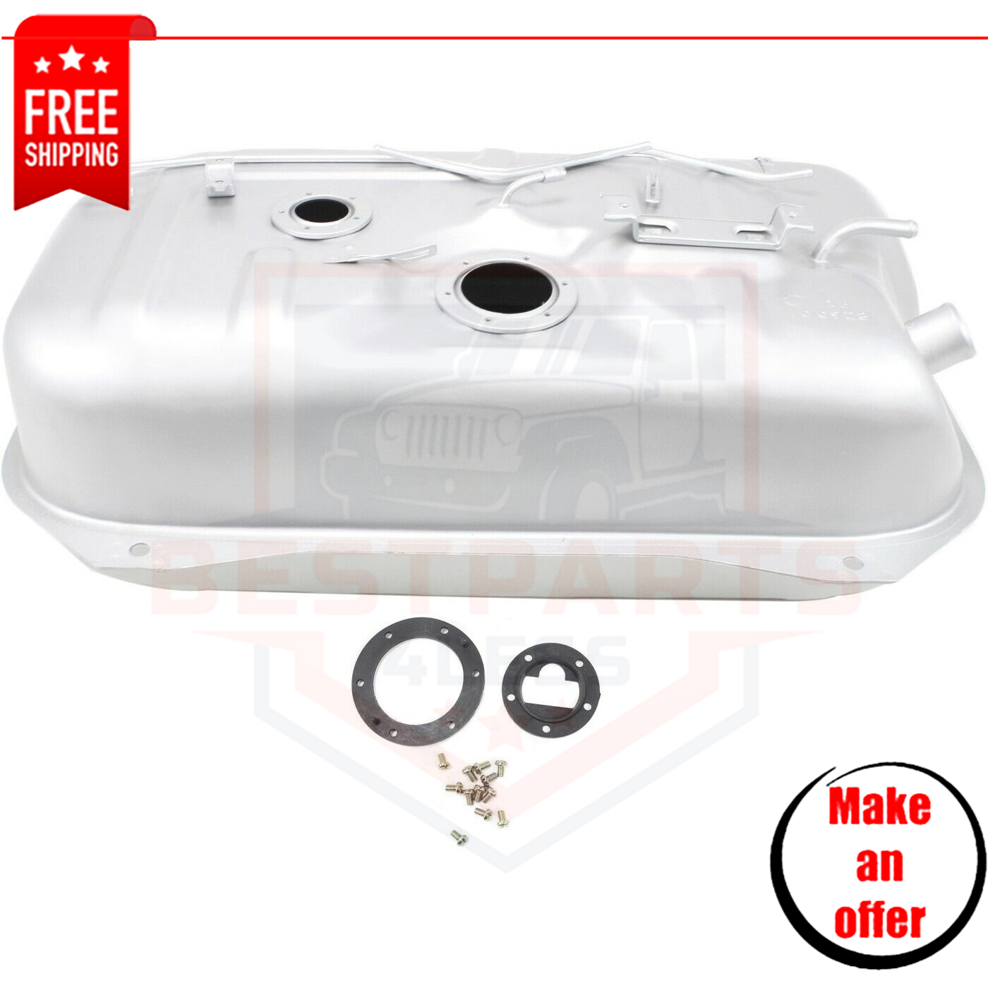 NEW 11 Gallon Silver Fuel Gas Tank for 89-96 Geo Tracker / Suzuki ...
