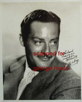 ALEXANDER D'ARCY - PHOTOGRAPH - AUTOGRAPH - 1937 - ACTOR - BATMAN ...