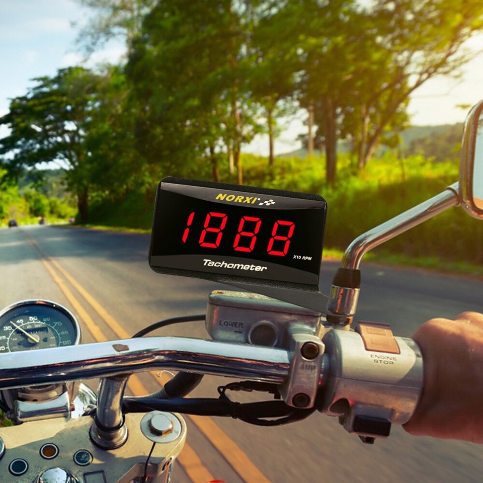 Tachometer koso Tachometer Motorcycle Digital RPM Meter Norxi ...