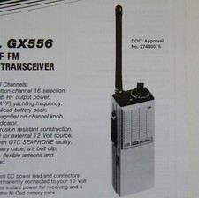 GME ELECTROPHONE GX558A VHF Marine Transceiver Australia for sale ...