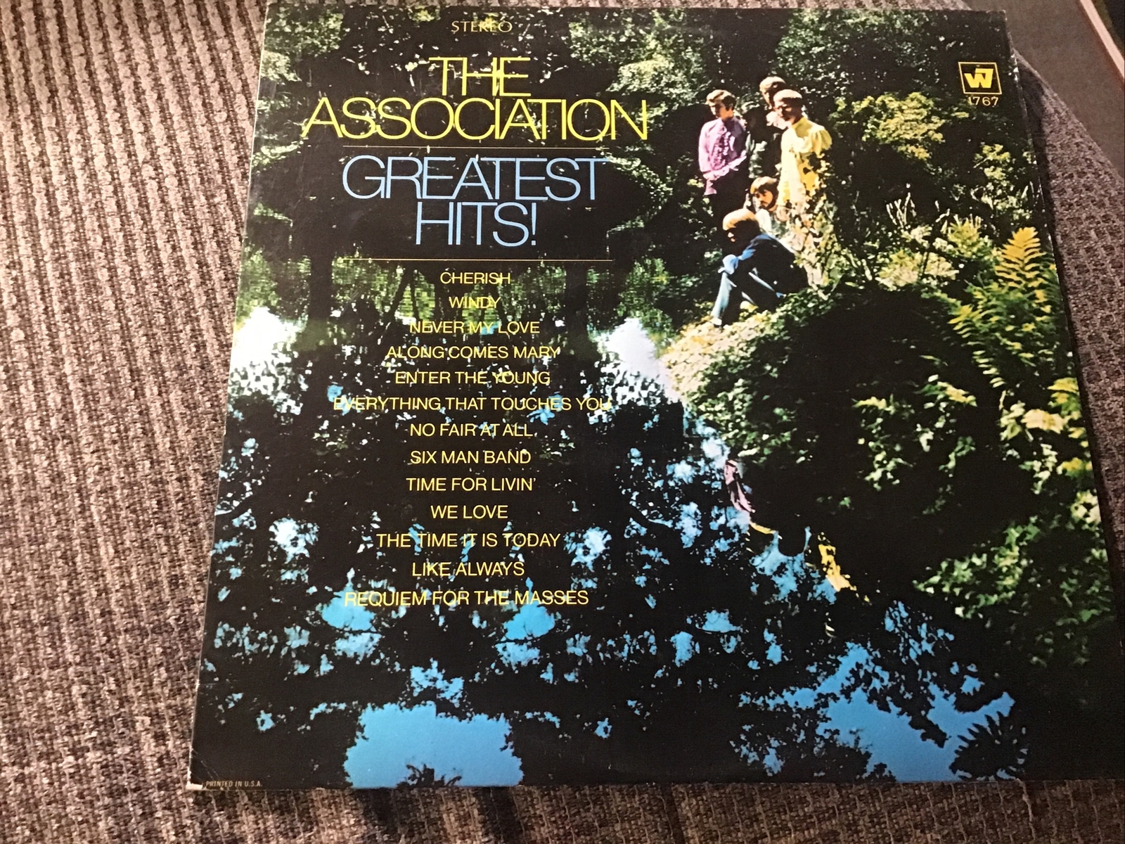 THE ASSOCIATION GREATEST HITS 1968 LP VINTAGE VINYL WARNER BROS PRINT ...
