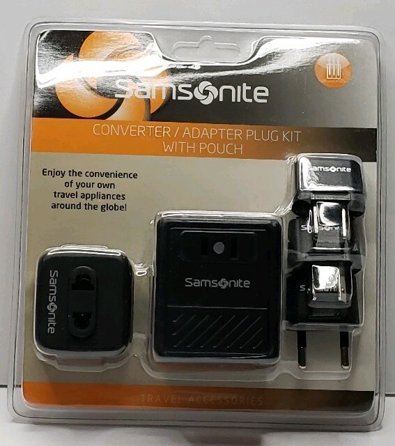 Samsonite 1600W Converter Adapter Plug Kit with pouch World Travel for ...