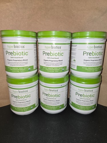 6 pk lot Hyperbiotics Prebiotic Organic Blend, 13.23 oz Each, Exp 06/25 ...