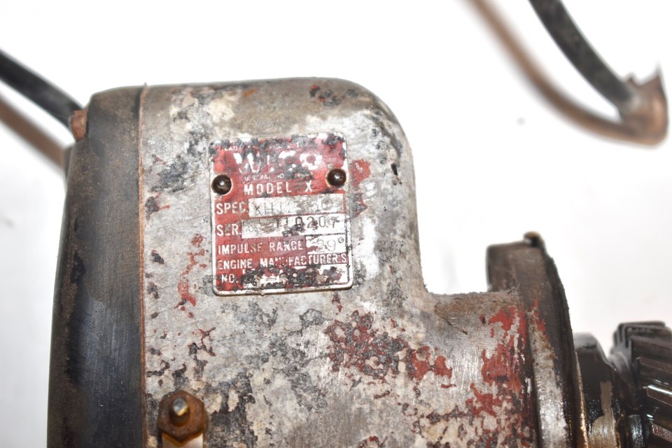 Wisconsin Engine * ABN WICO MODEL X MAGNETO * Working HOT SPARK ...