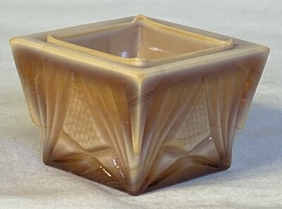 Summit Art Glass Square Salt Dip In Chocolate | eBay