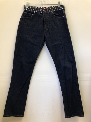 Hugo Boss Dark Blue Studded Jeans Size 30 | eBay