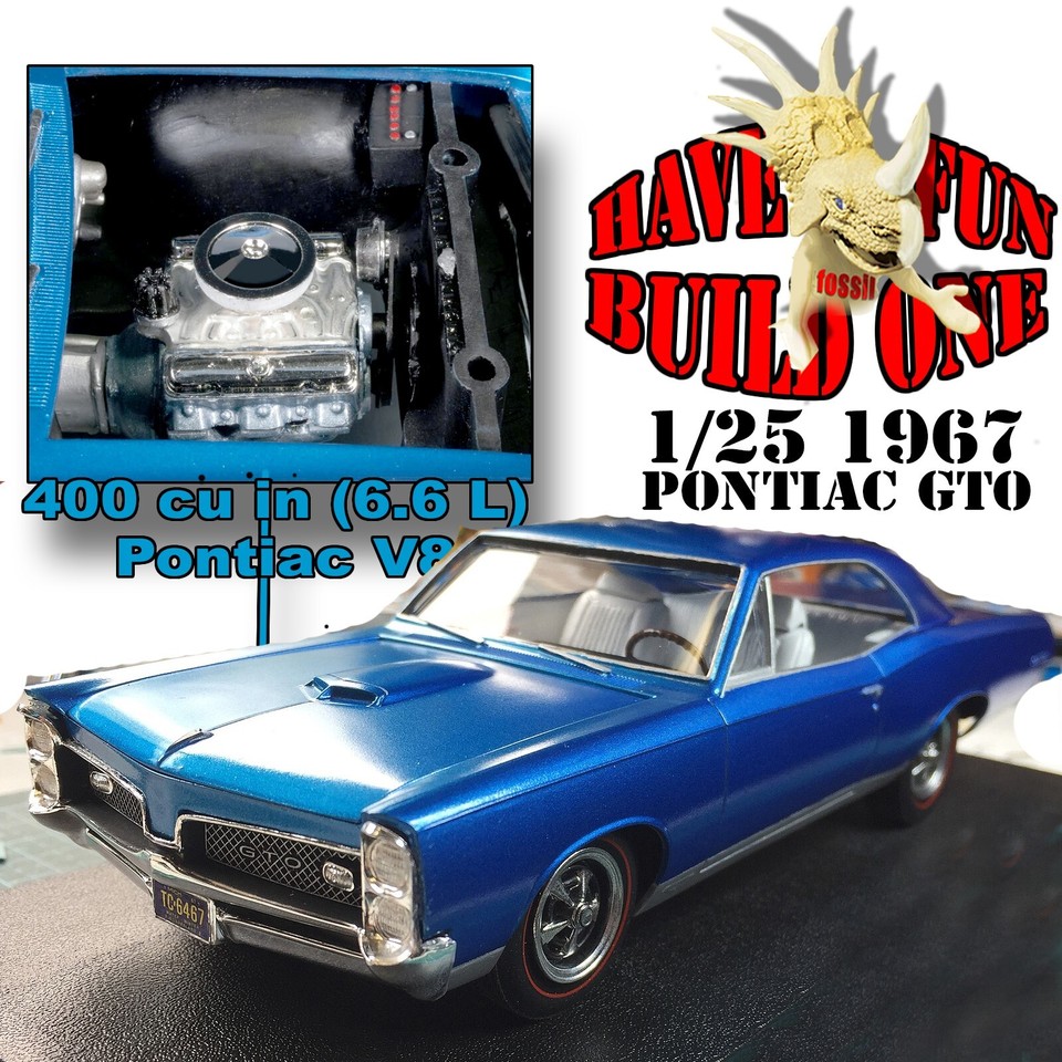 MPC 1/25 710L 1967 PONTIAC GTO MODEL KIT | eBay