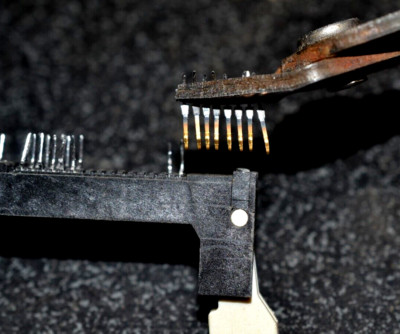 2oz. LOT Vintage old SUN V440 RAM Memory Slot Pins Contacts Scrap Gold ...